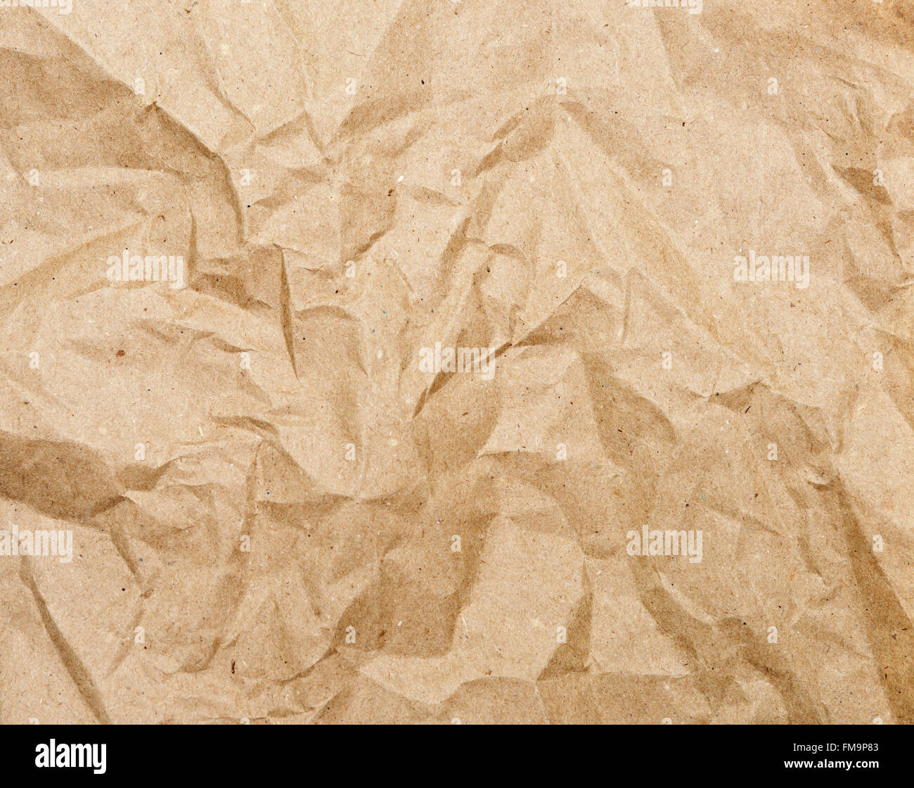 Brown crumpled paper hi-res stock photography and images - Alamy