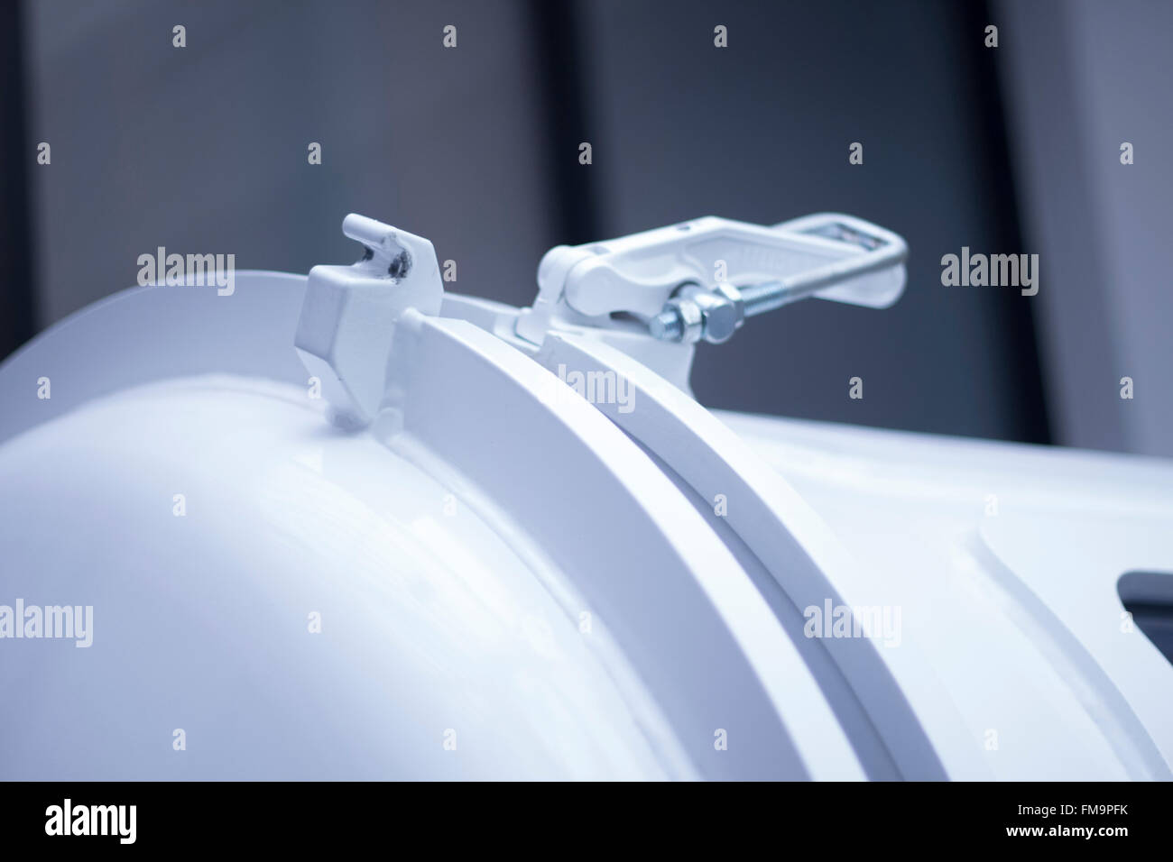 Hyperbaric oxygen therapy HBOT chamber tank in medical hospital clinic ...