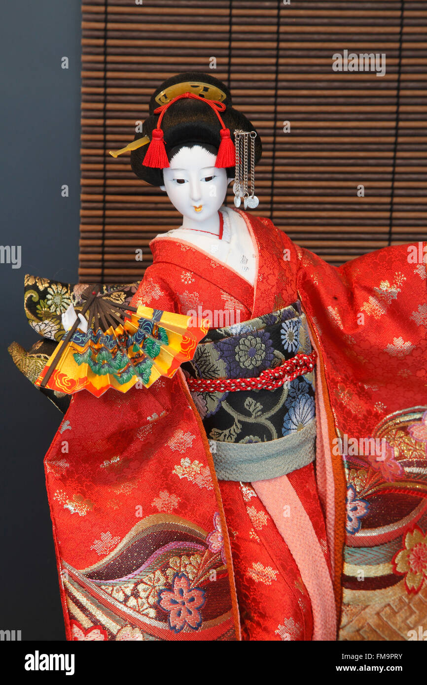 Japan; Kyoto, doll, handicraft Stock Photo - Alamy
