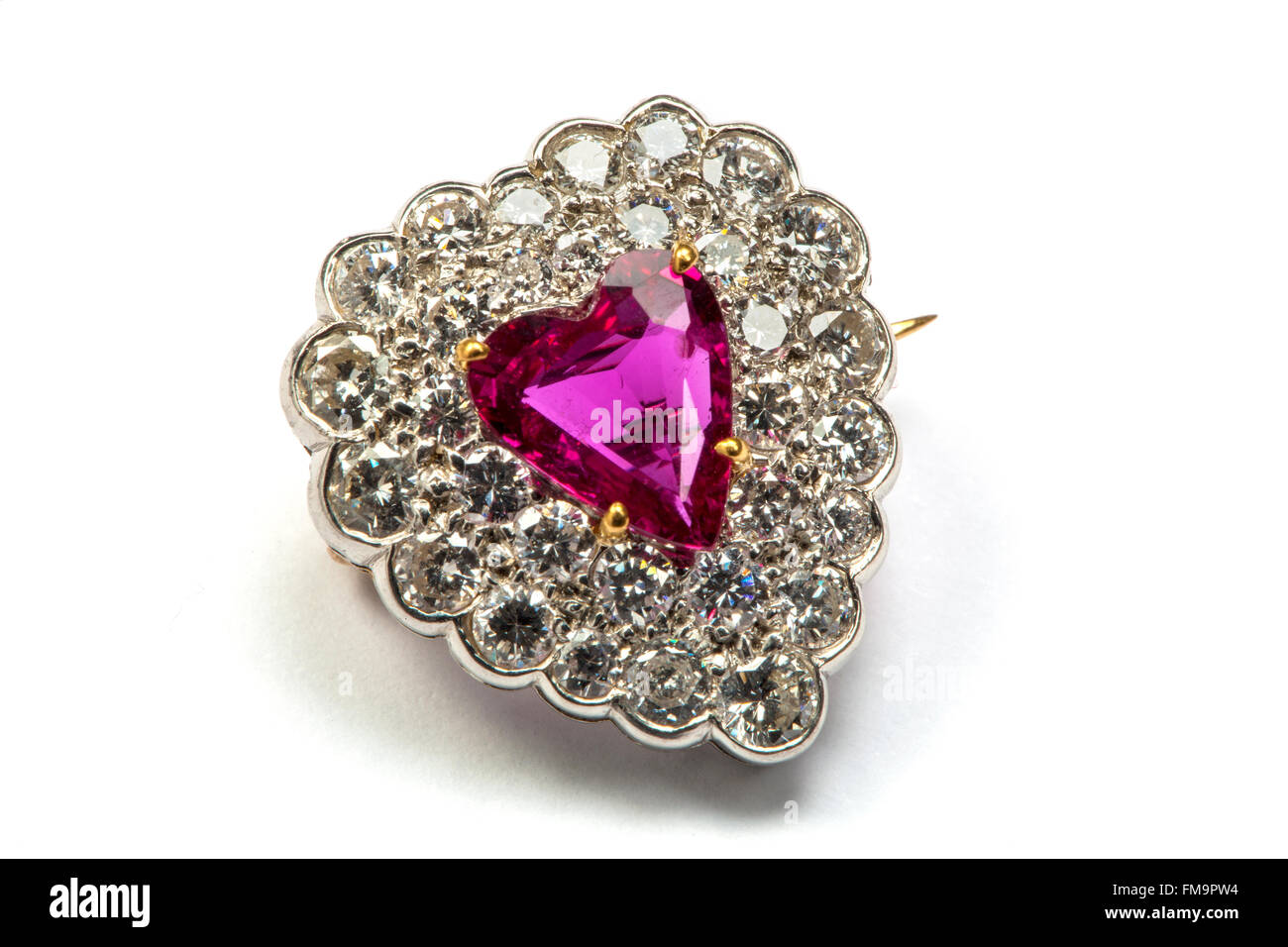 Ruby heart hi-res stock photography and images - Alamy