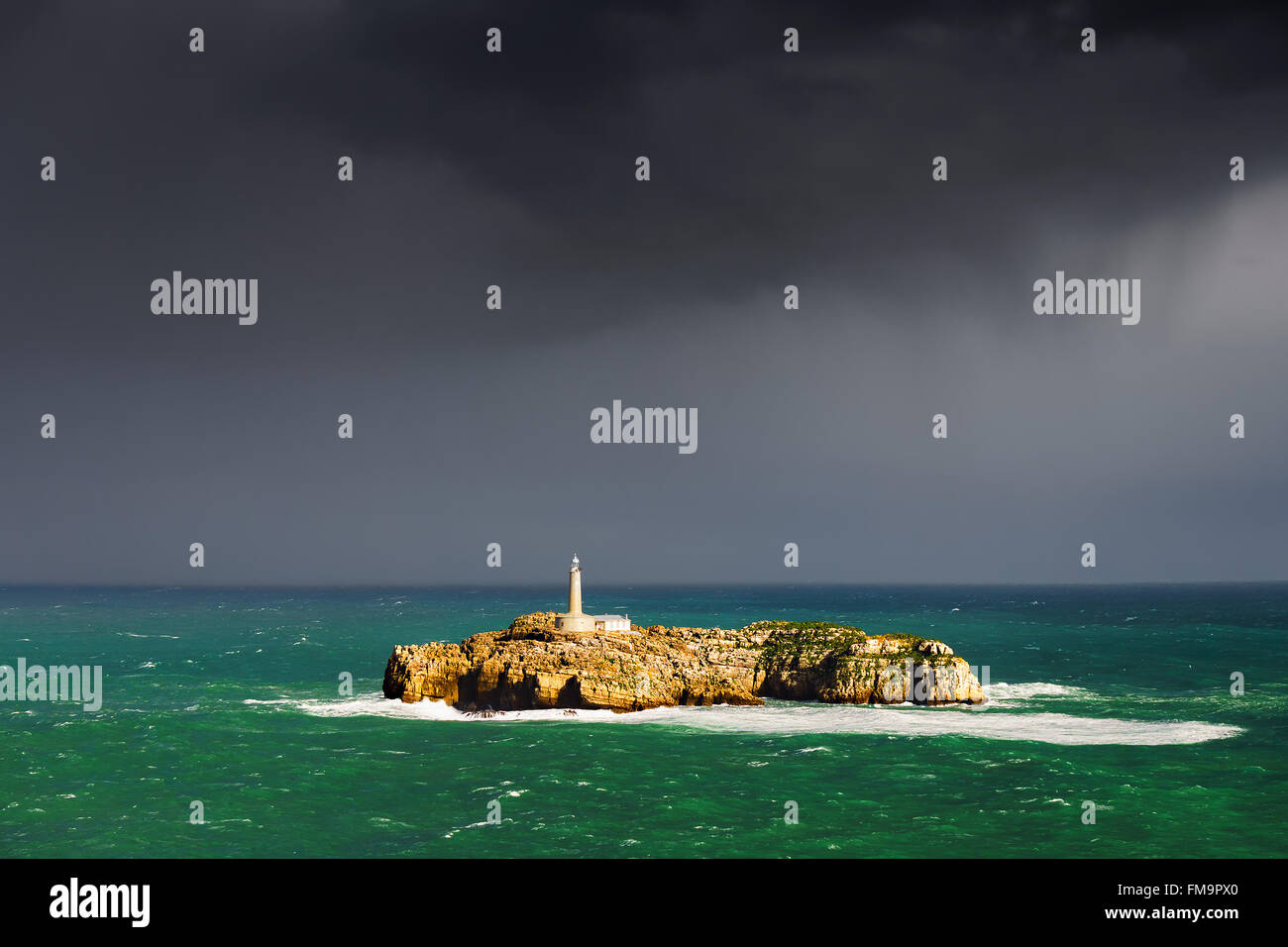 Lighthouse at the mouro island hi-res stock photography and images - Alamy