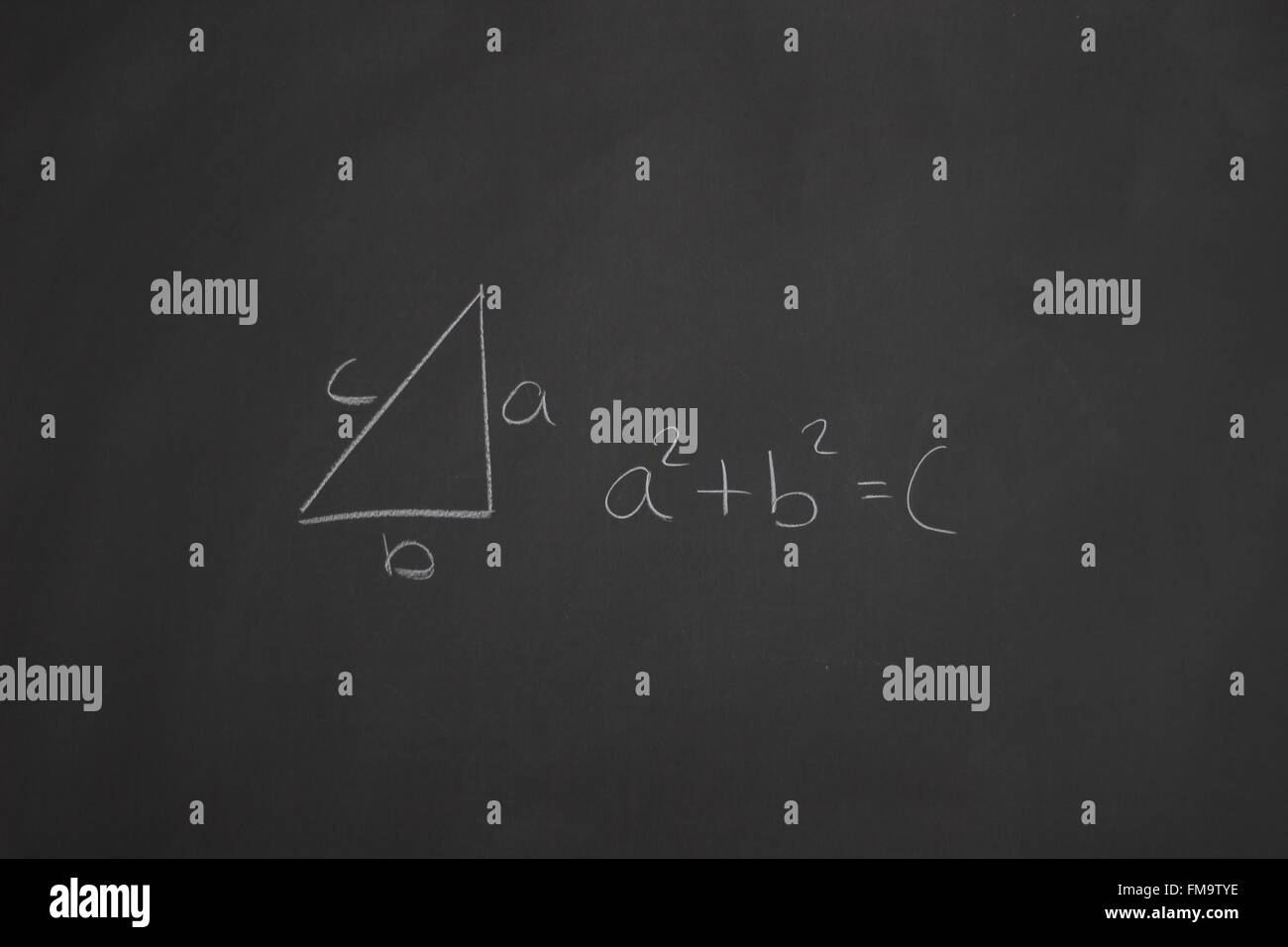 Equations blackboard Black and White Stock Photos & Images - Alamy
