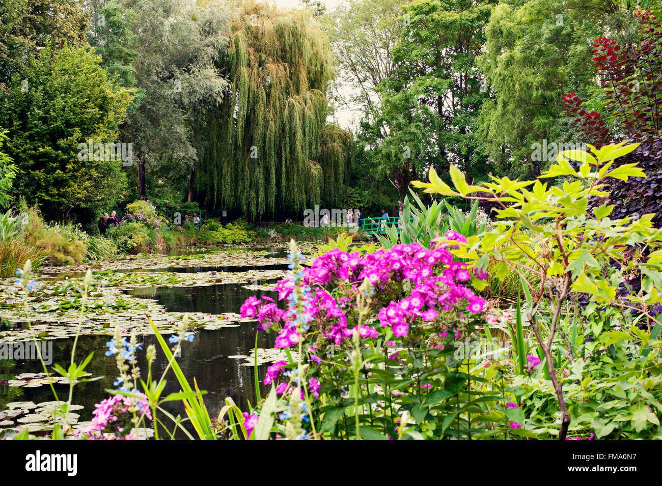 Claude Monet's Garden in Giverny Stock Photo - Alamy