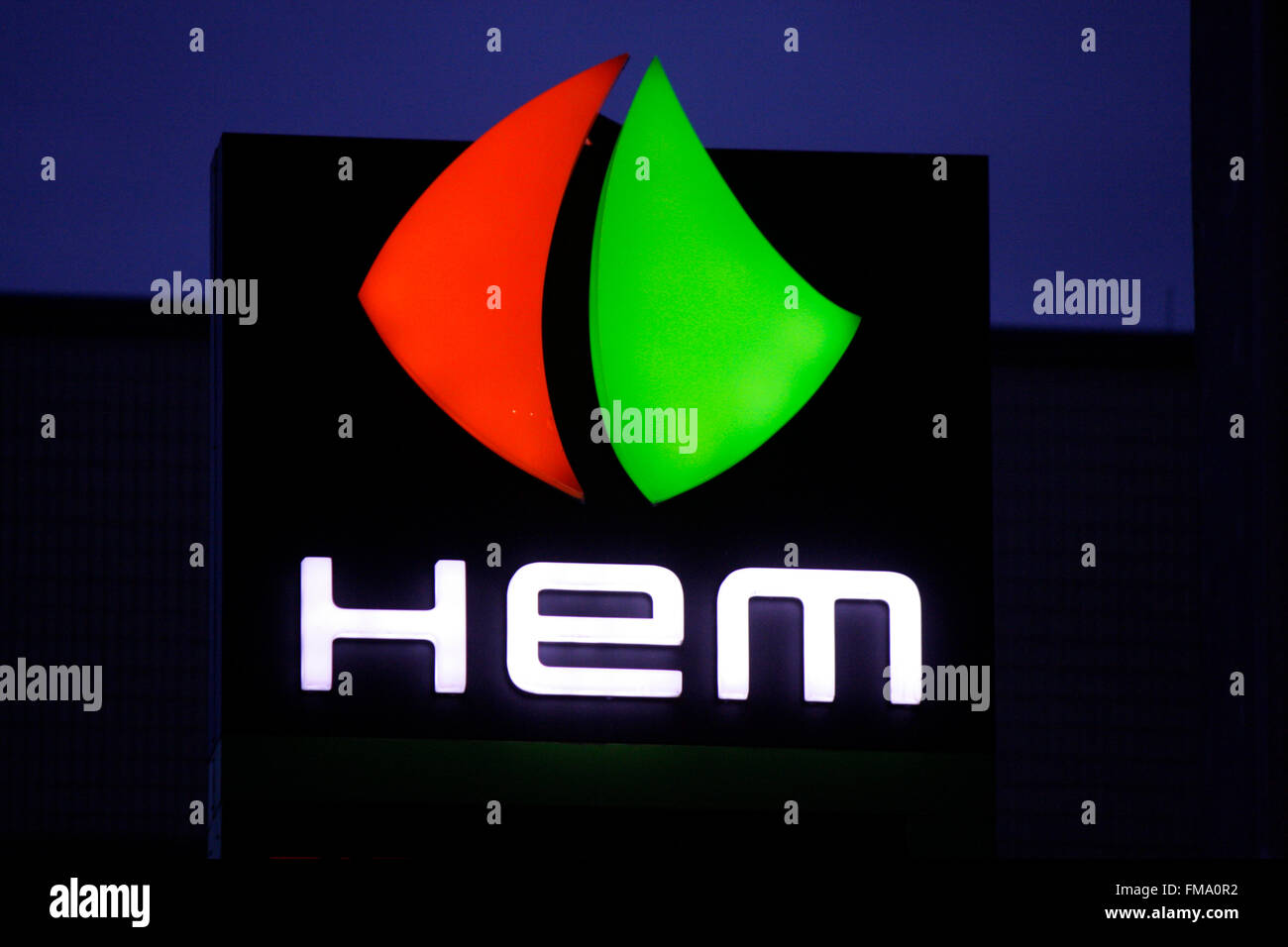 Markenname: "Hem", Berlin Stock Photo - Alamy