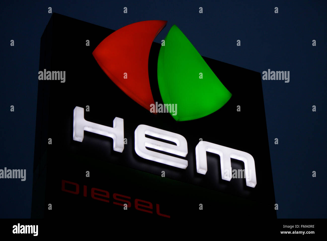 Markenname: "Hem", Berlin Stock Photo - Alamy
