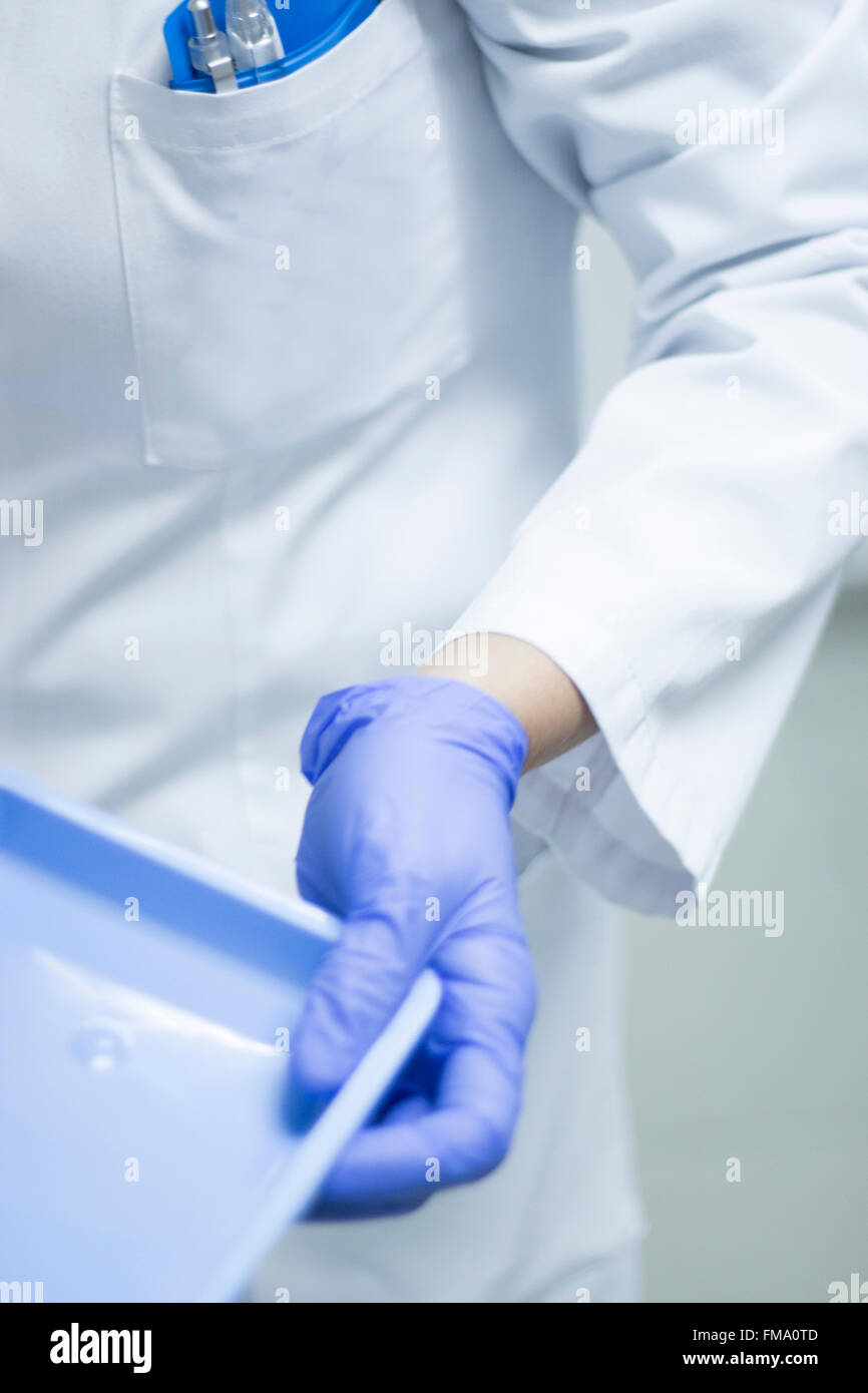 Medical blood plasma laboratory preparation of platelet rich human ...