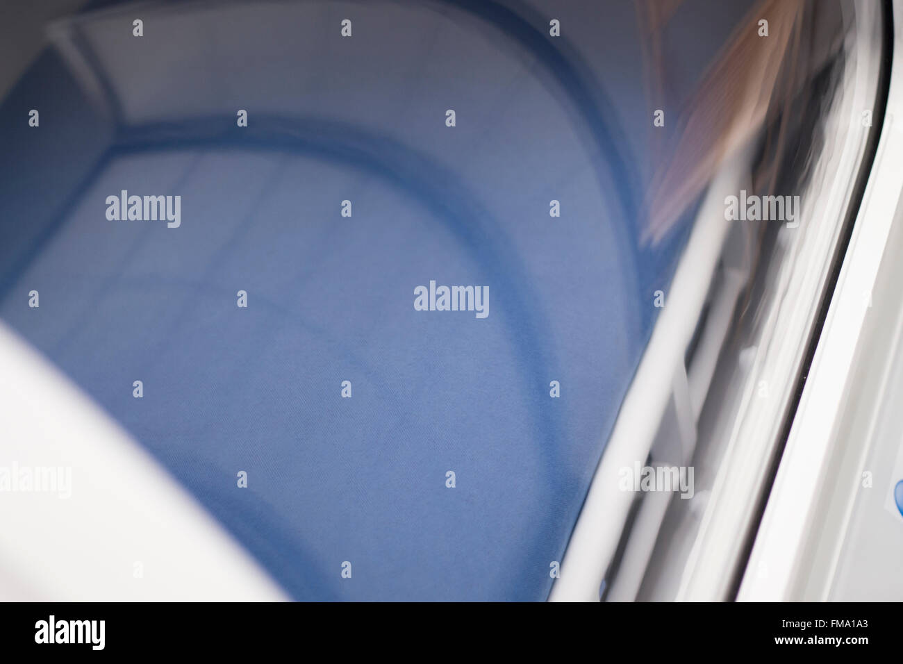 Hyperbaric oxygen therapy HBOT chamber tank in medical hospital clinic ...