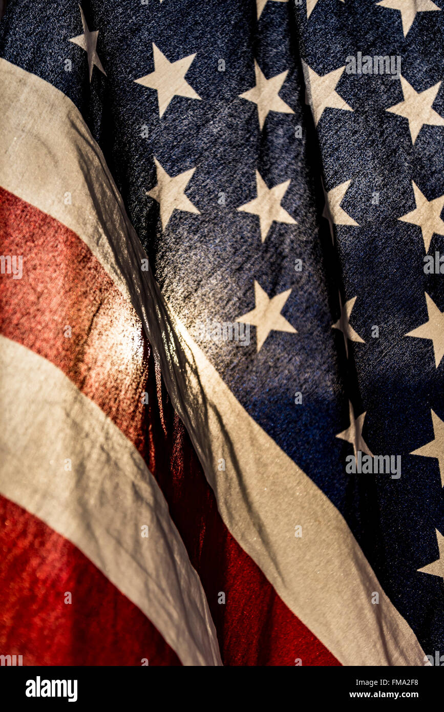 grunge American flag Stock Photo - Alamy