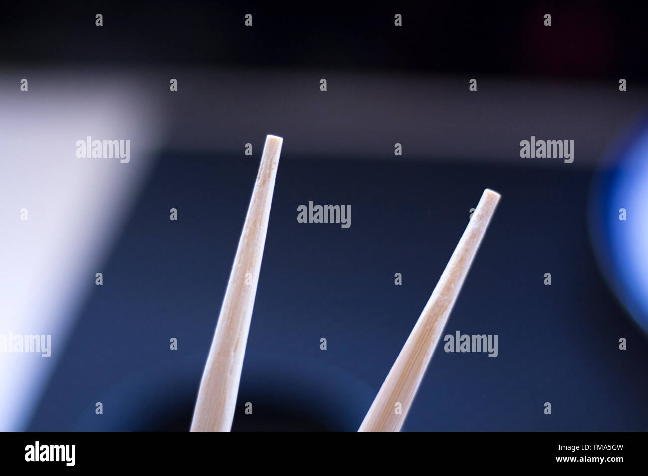 Traditional Japanese wooden oriental chopsticks used to eat Asian and ...