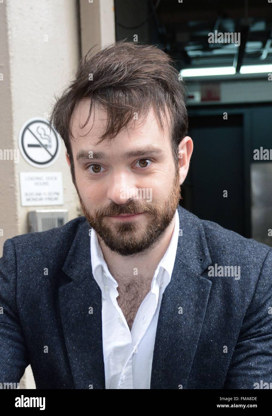 New York, NY, USA. 11th Mar, 2016. Charlie Cox out and about for ...