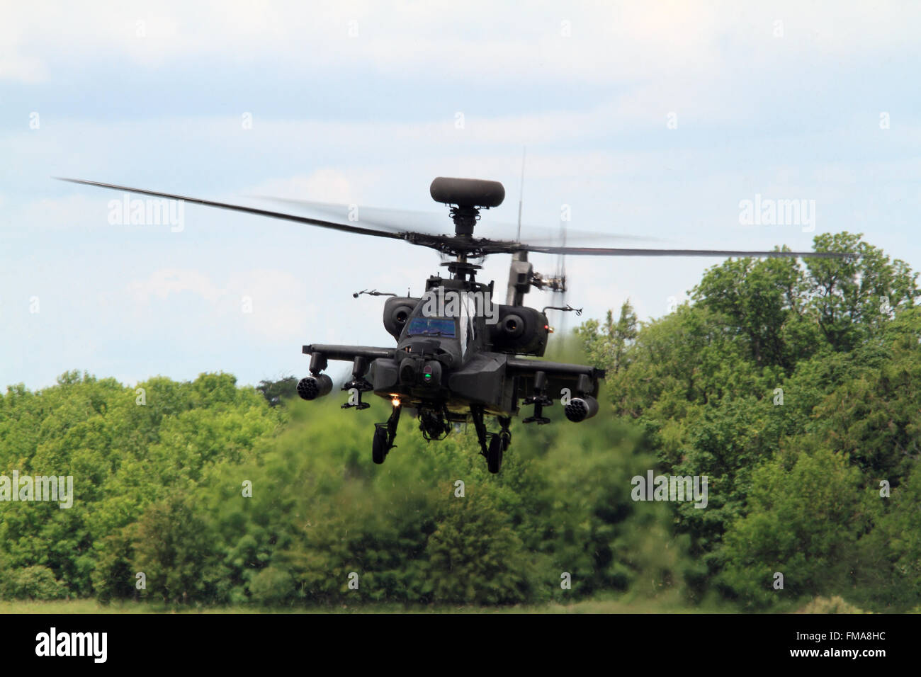 Apache Attack Helicopter of the Army Air Corps Stock Photo - Alamy