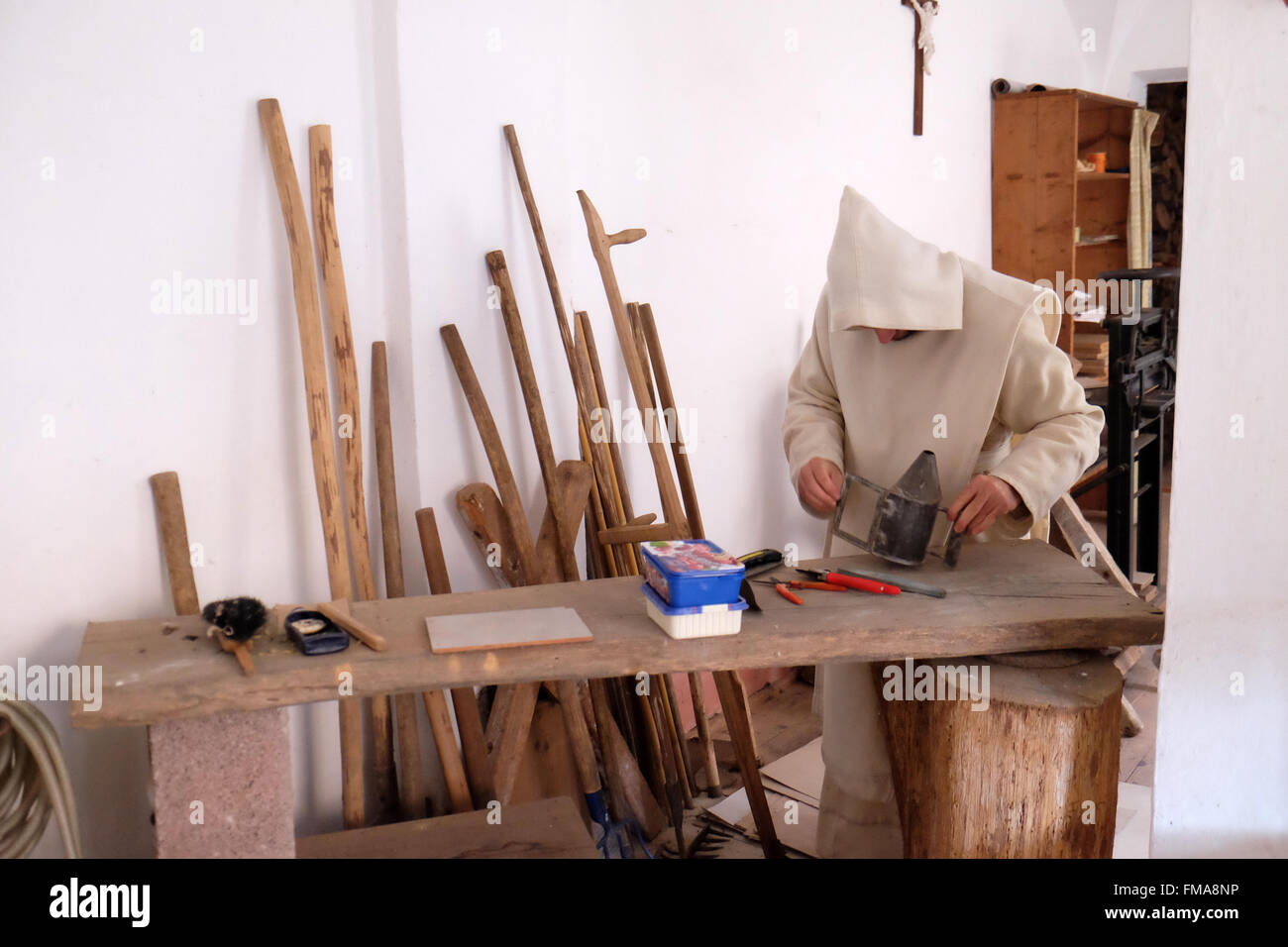 Workshop where monks products has repaired various items in the ...