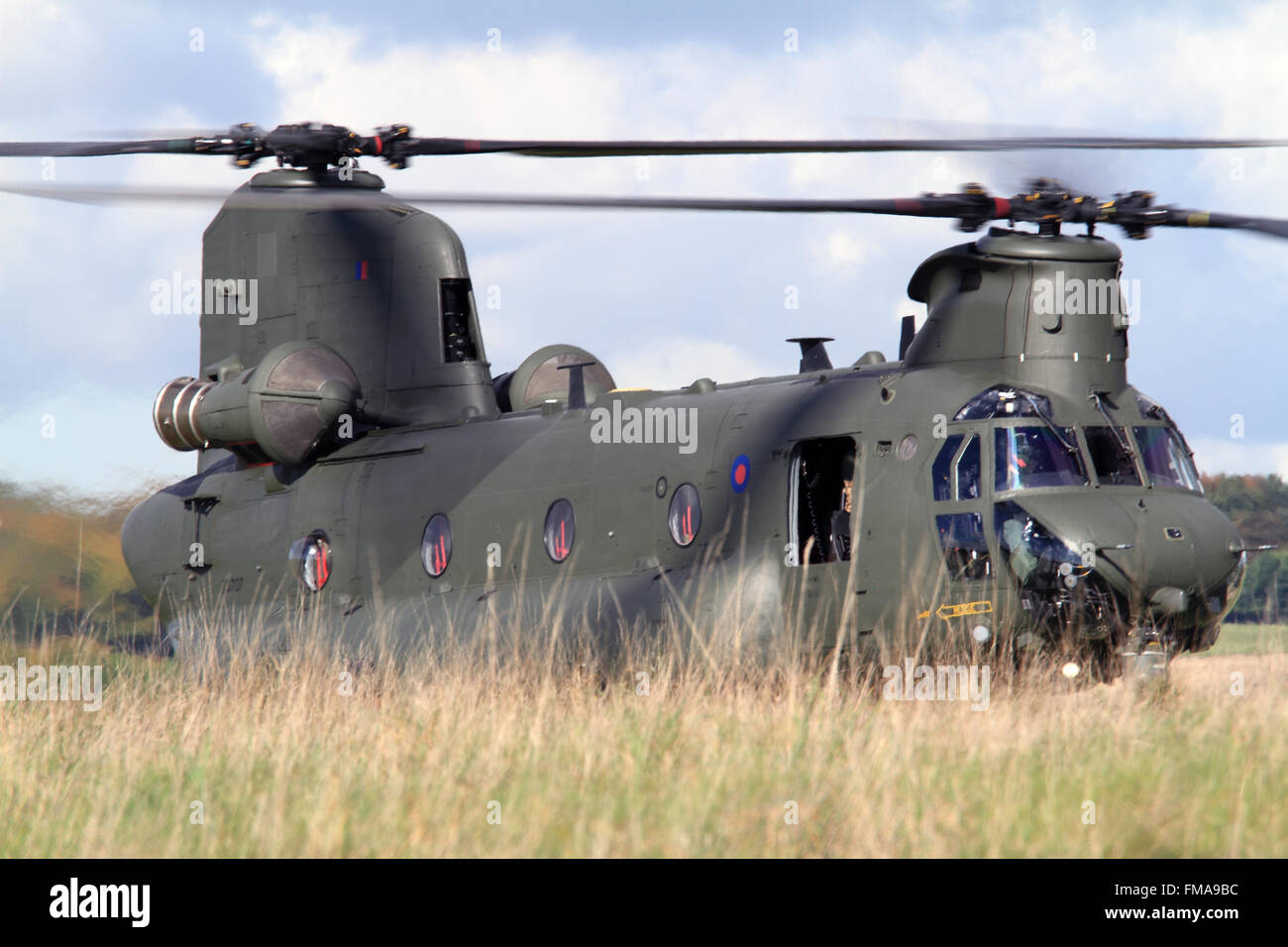 Royal Air Force Chinook Helicopter Stock Photo - Alamy
