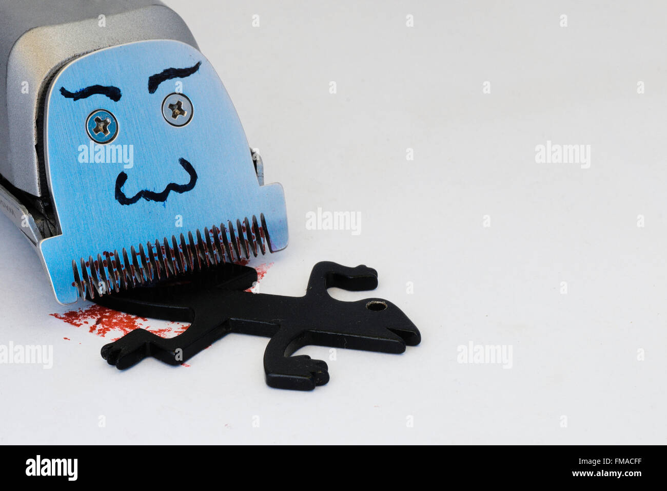 Monster face cartoon hi-res stock photography and images - Alamy