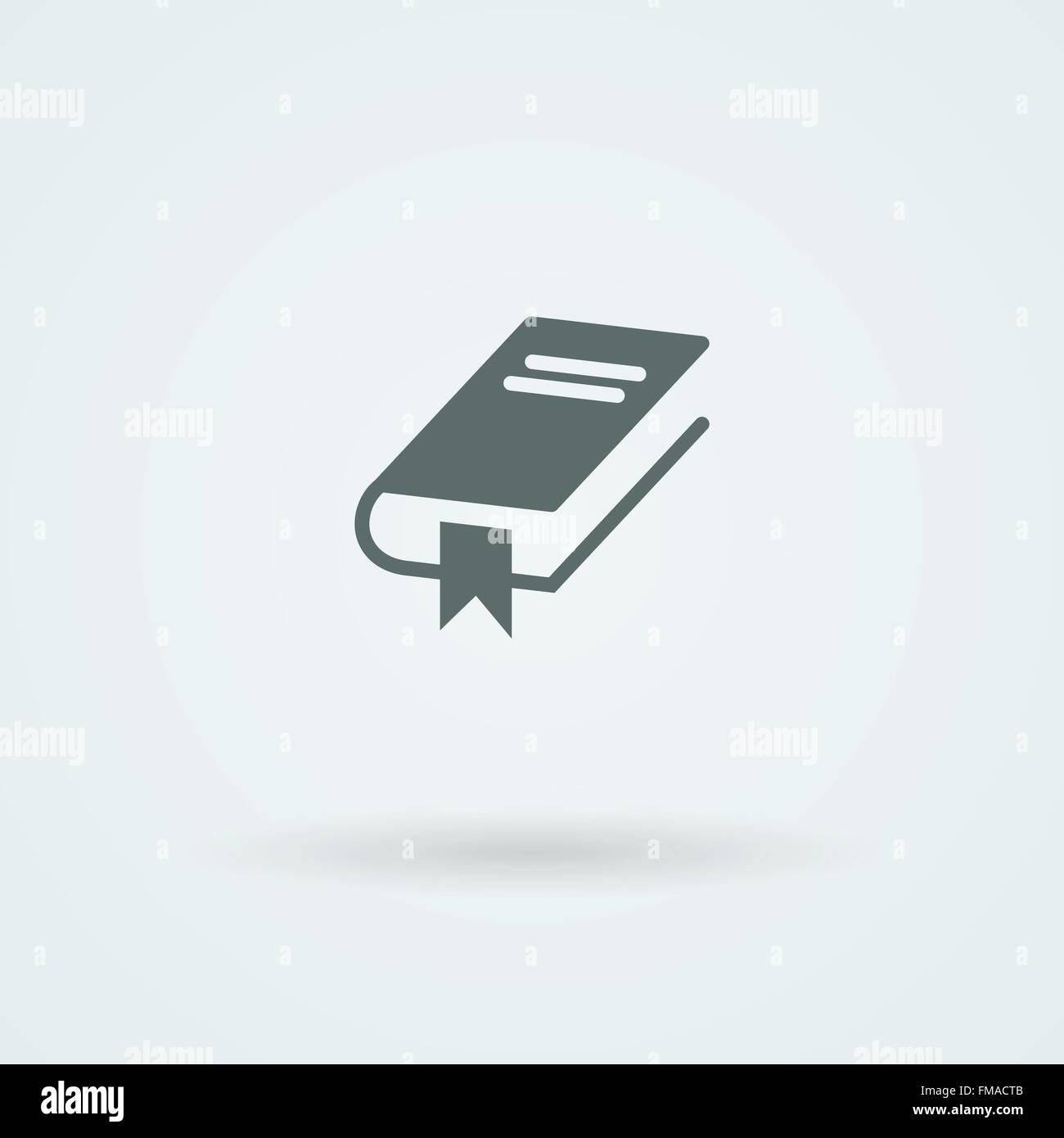 Vector book icon, simple flat design Stock Vector Image & Art - Alamy