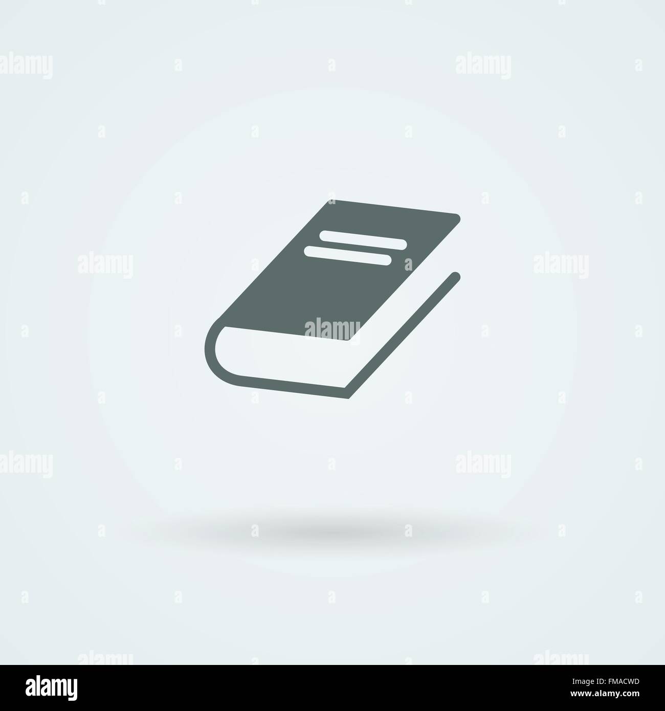 Vector book icon, simple flat design Stock Vector Image & Art - Alamy