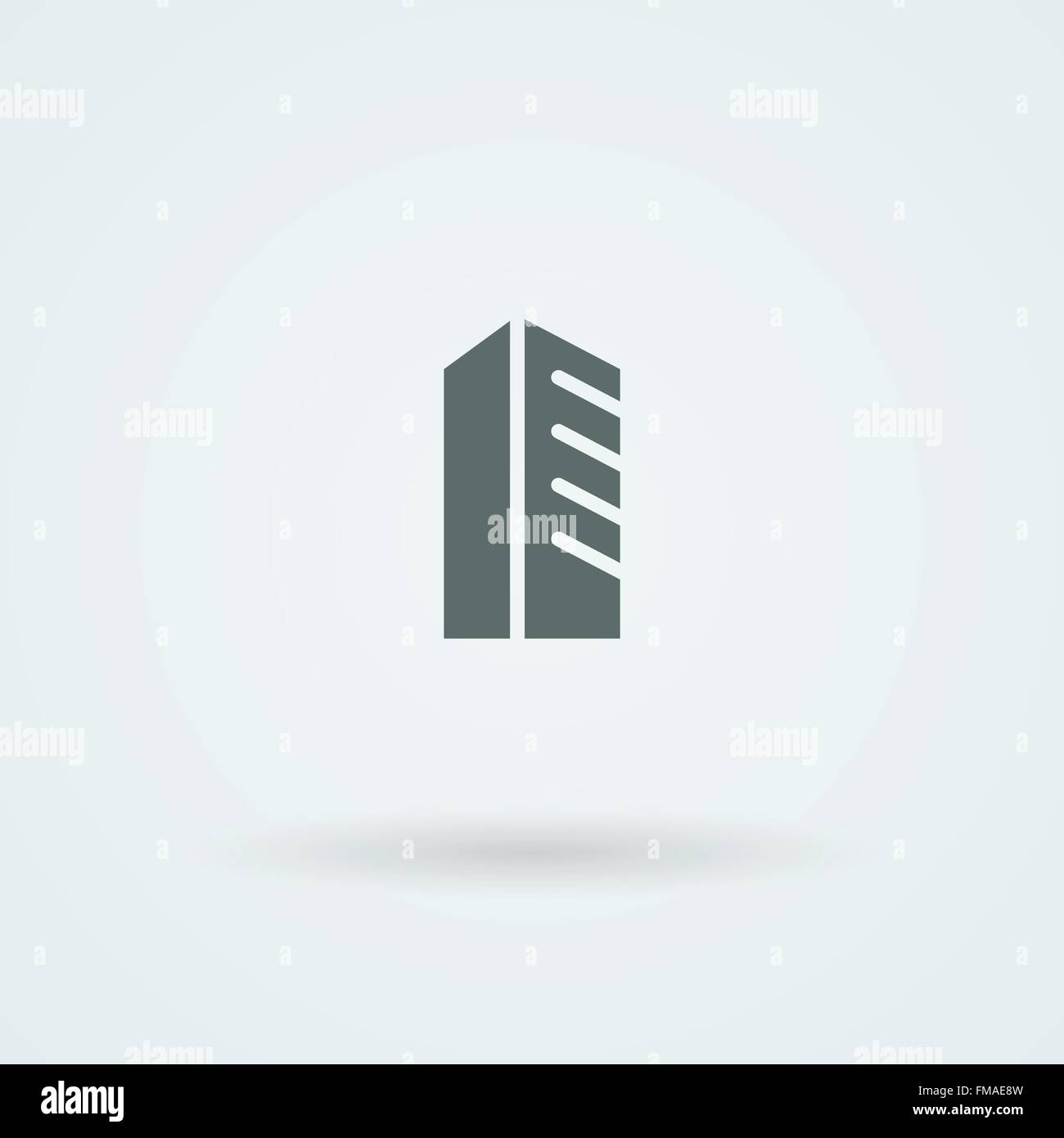 High rise office building exterior skyscraper Stock Vector Images - Alamy