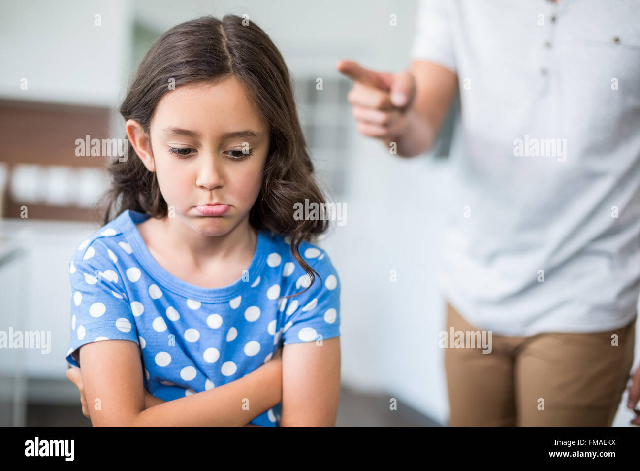 Angry father annoyed daughter hi-res stock photography and images - Alamy