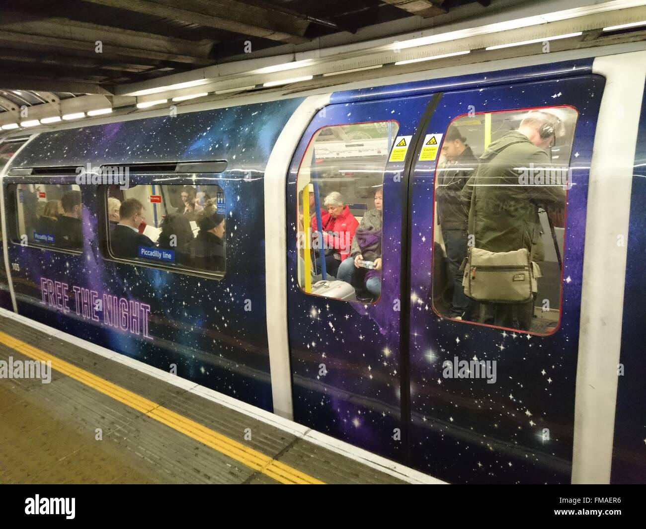 TFL (Transport for London) promotes Night tube service on Piccadilly ...