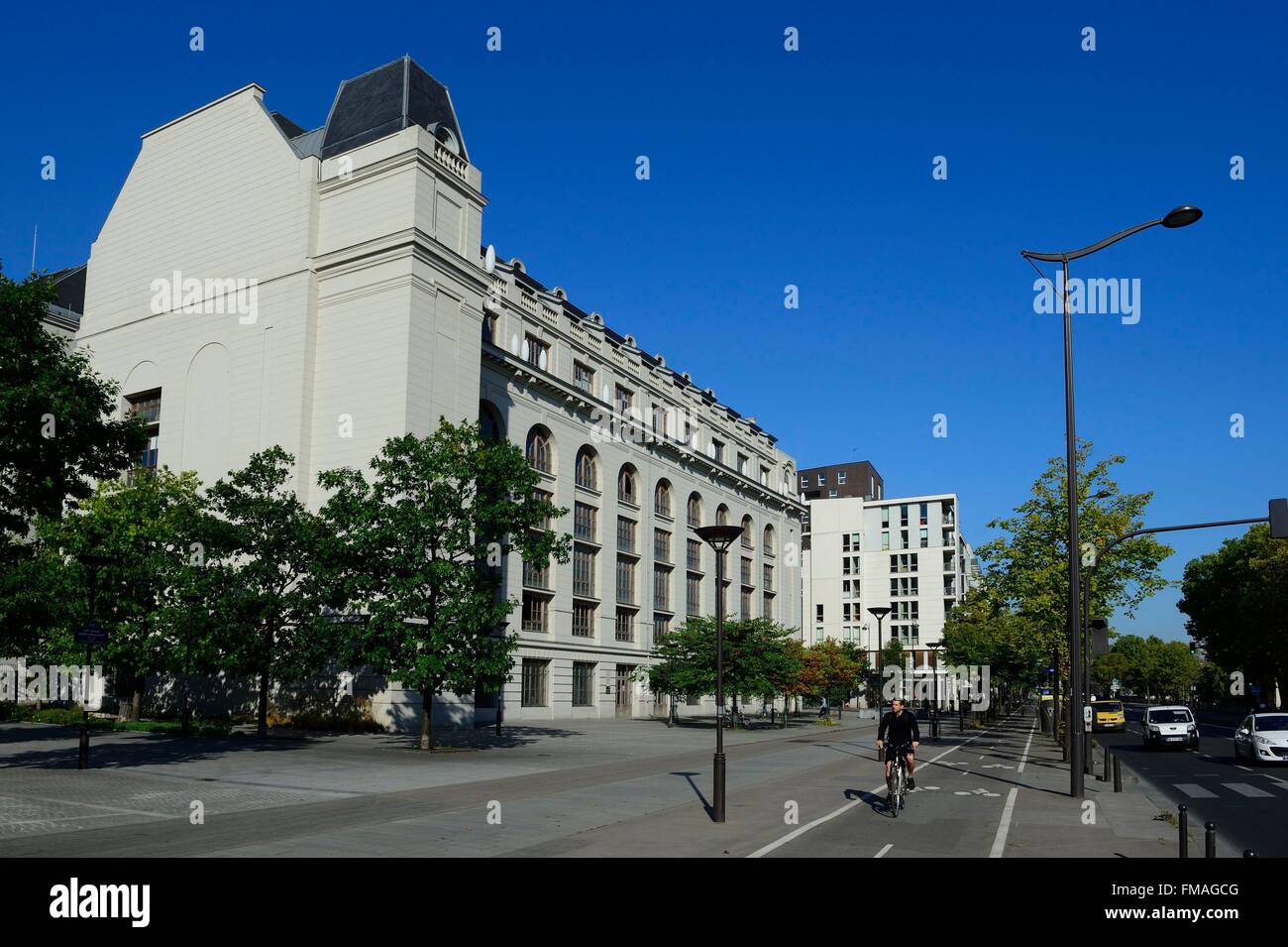 France, Paris, the former industrial mills in the 13th district built ...
