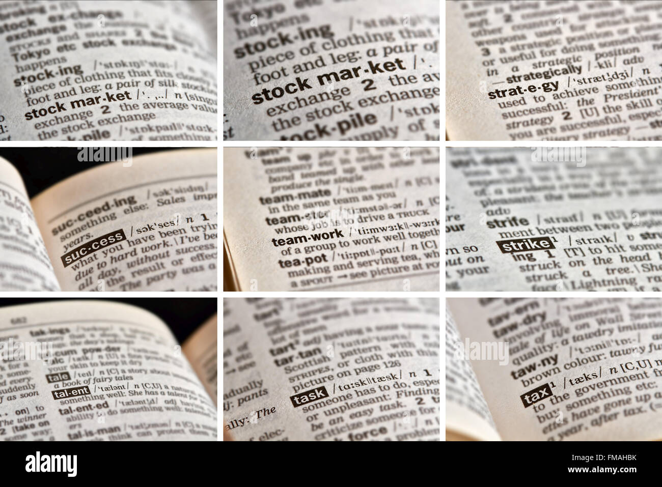 Finance words hi-res stock photography and images - Alamy