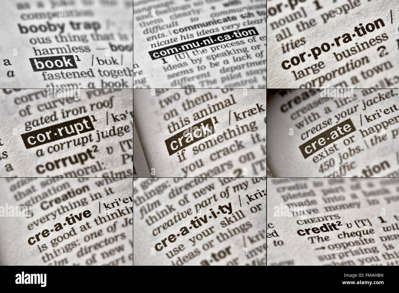 Dictionary definition corrupt hi-res stock photography and images - Alamy