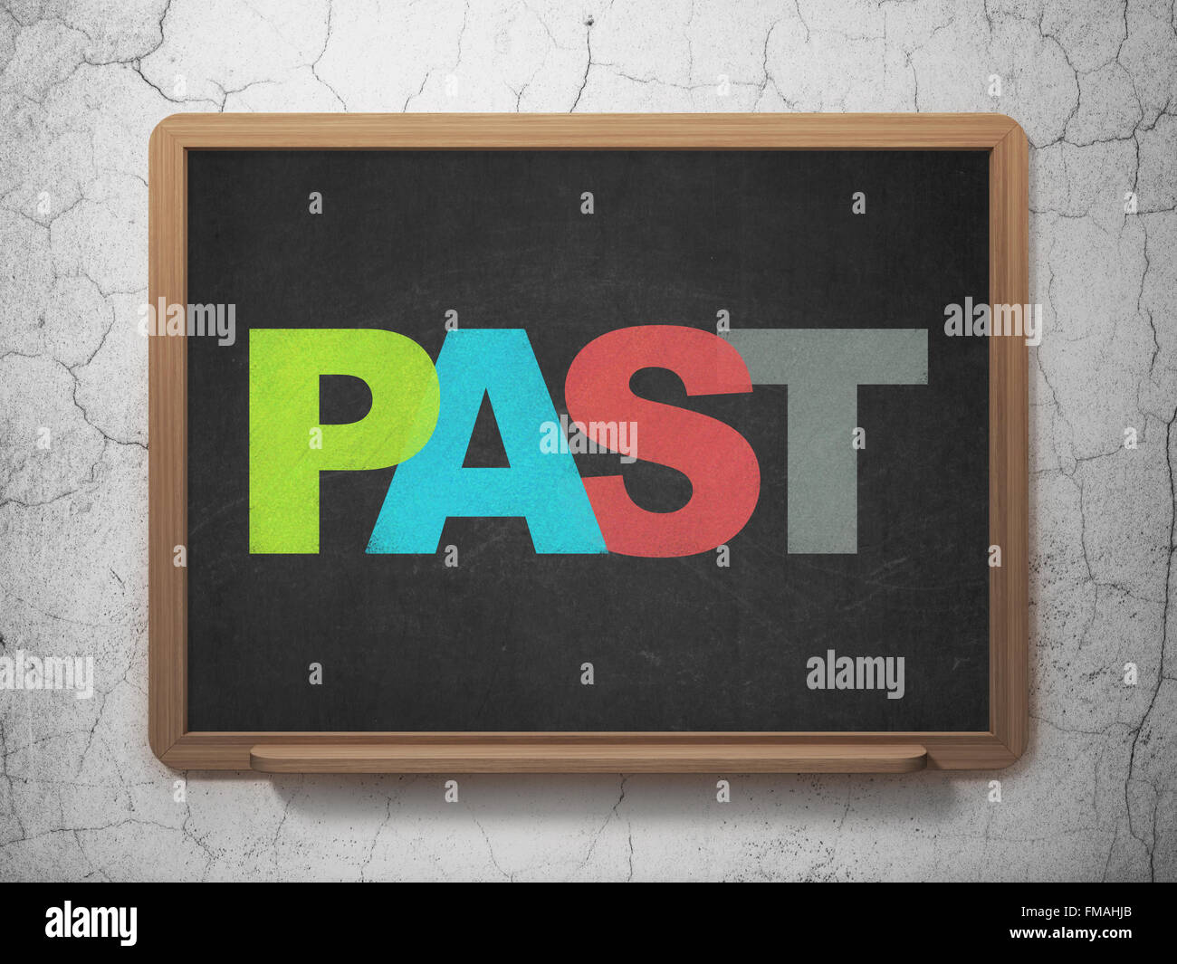 Timeline concept: Past on School Board background Stock Photo - Alamy