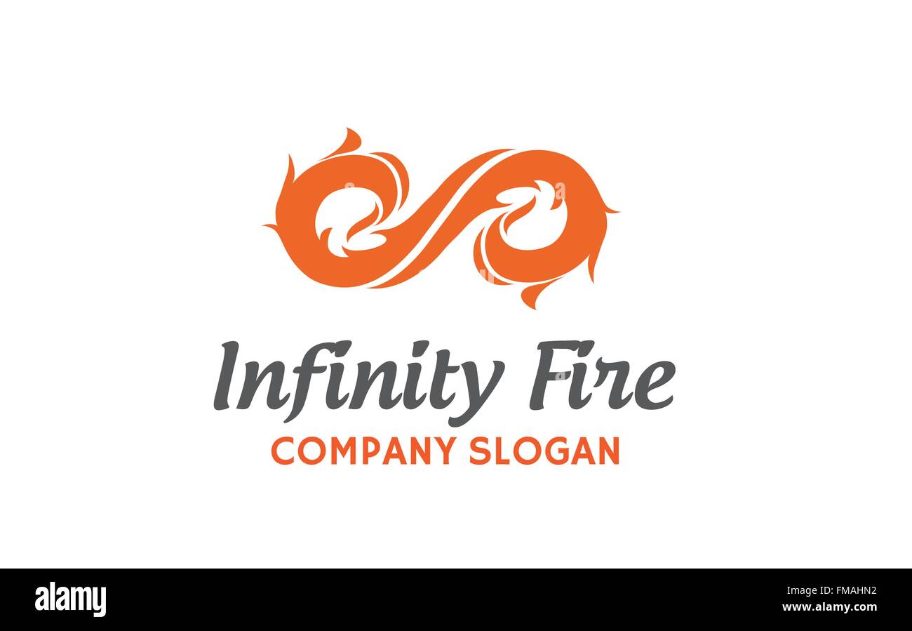 Fire infinity symbol Stock Vector Images - Alamy