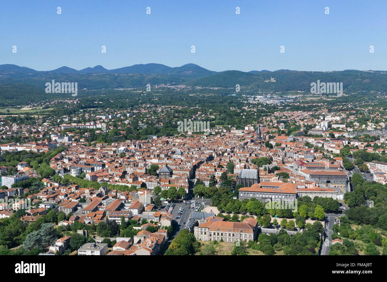 Riom aerial view hi-res stock photography and images - Alamy