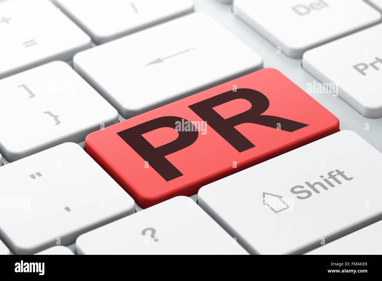 Marketing concept: PR on computer keyboard background Stock Photo - Alamy