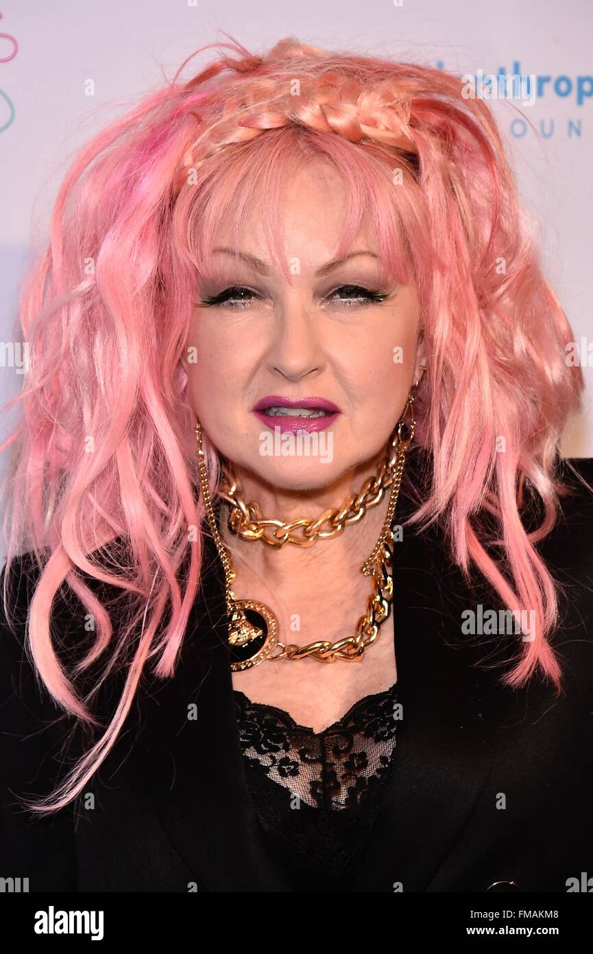 New York, NY, USA. 11th Mar, 2016. Cyndi Lauper at arrivals for RUSH ...