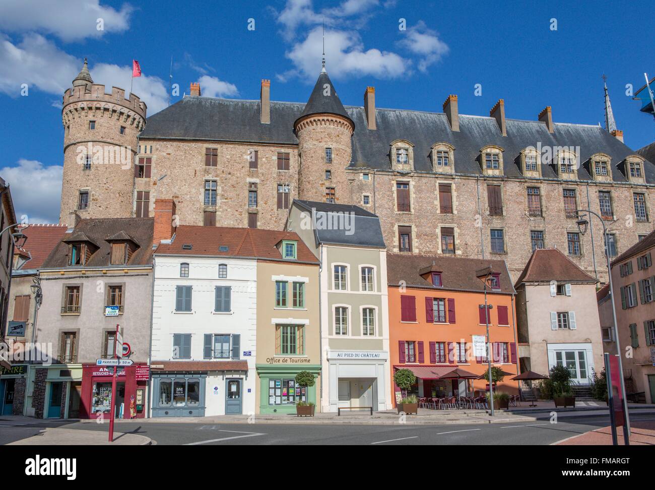 France, Allier, Lapalisse, castle of La Palice Stock Photo - Alamy