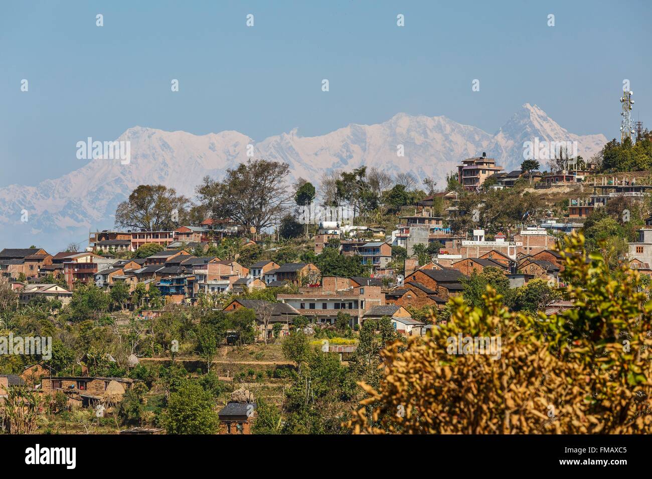 Nepal village himalayas hi-res stock photography and images - Alamy