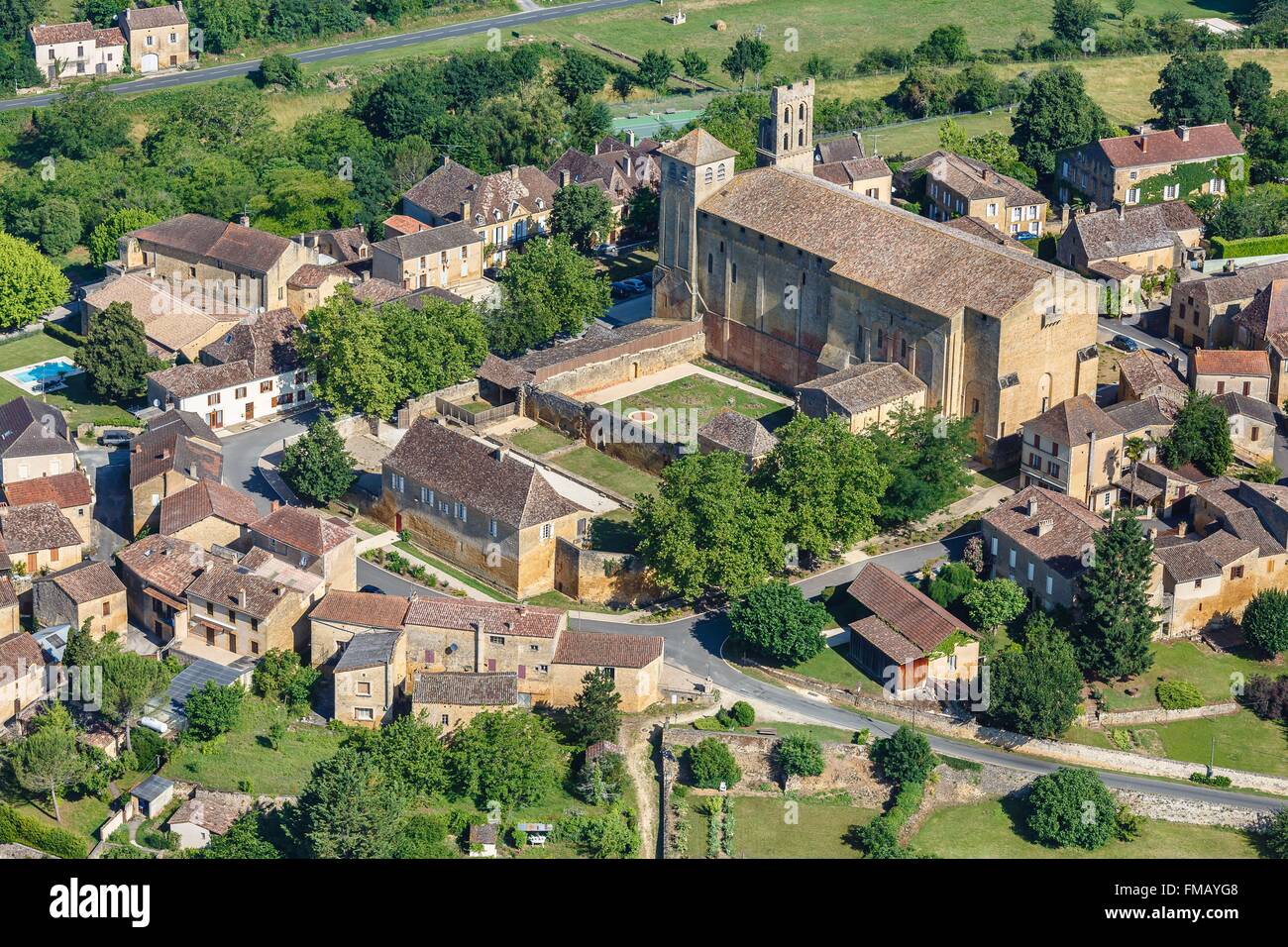 France, Dordogne, Saint Avit Senieur, on the Camino de Santiago, listed ...