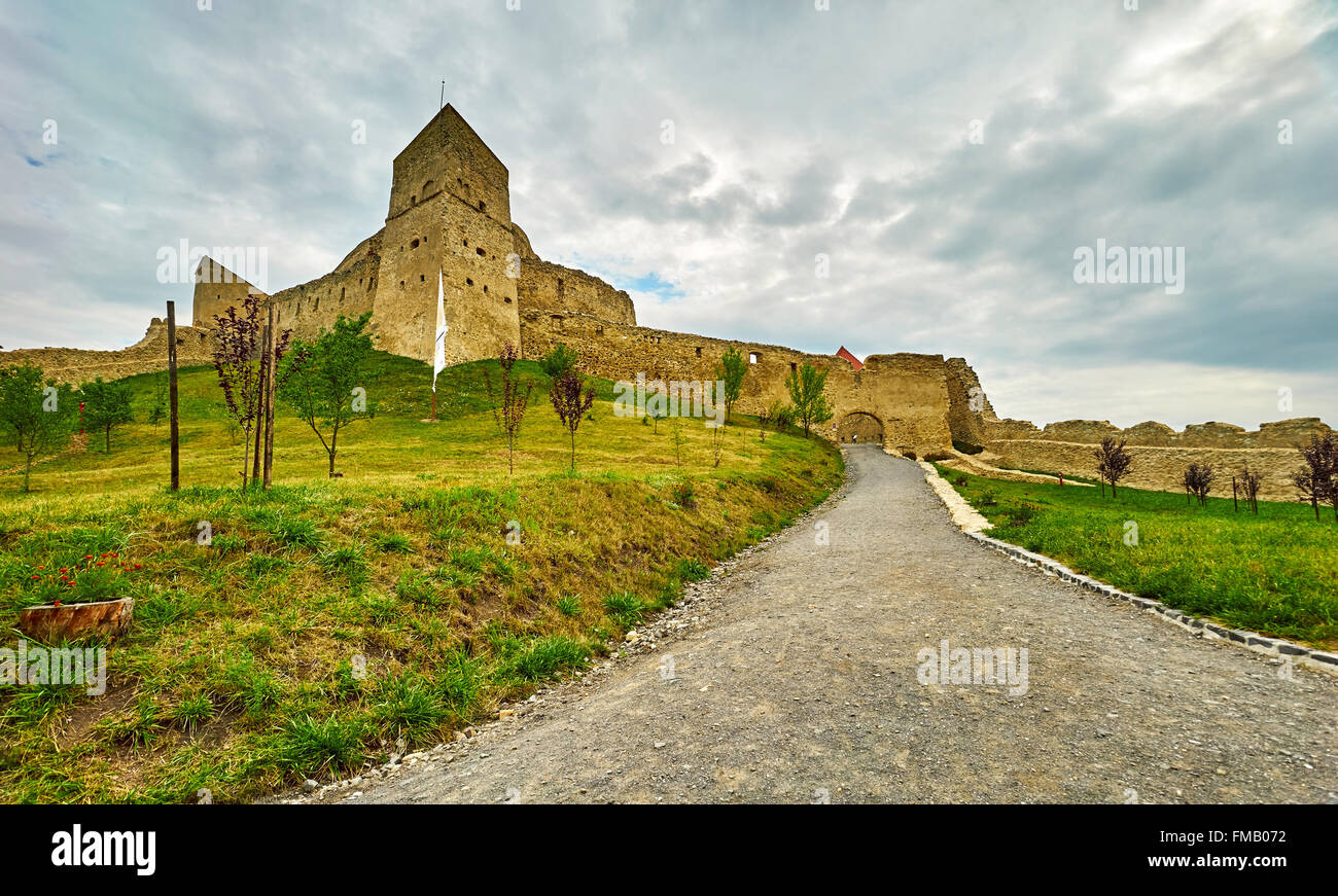 Rupea Medieval Fortress in Transylvania, Romania Stock Photo - Alamy