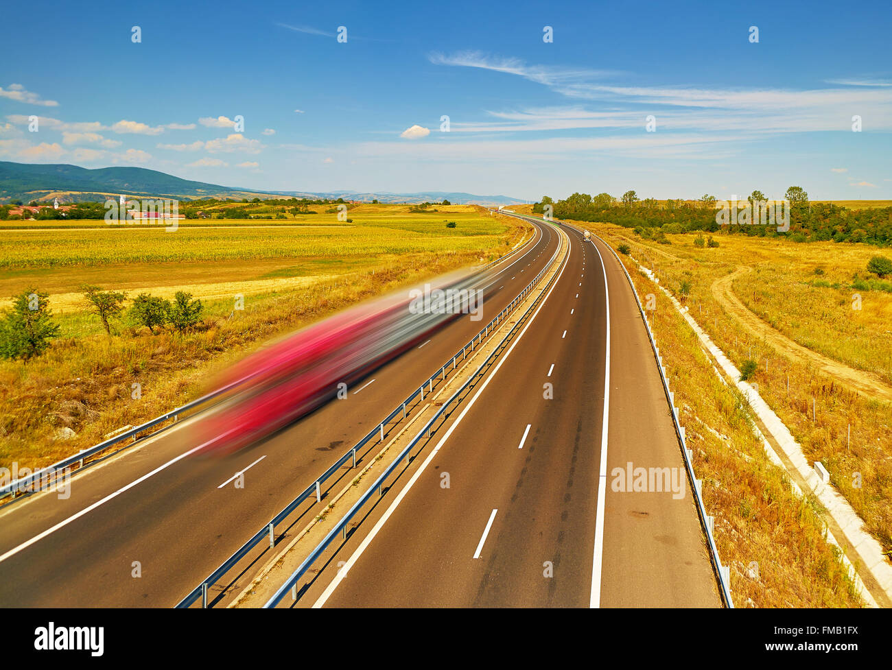 Freight Truck - Transportation Background Stock Photo - Alamy