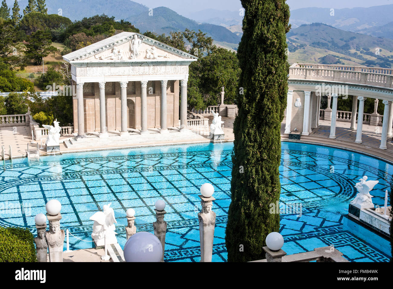 Hearst castle, california hi-res stock photography and images - Alamy