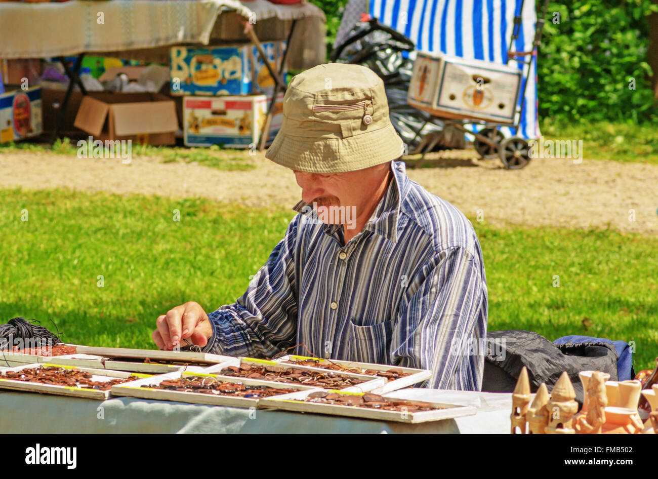 The folk master-man and their works. The fair of folk crafts and arts ...