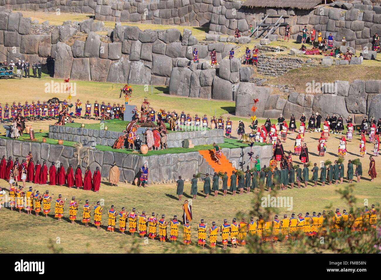 Peru, Cusco Province, Cusco, listed as World Heritage by UNESCO, Inti ...