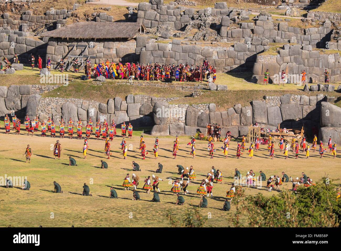 Peru, Cusco Province, Cusco, listed as World Heritage by UNESCO, Inti ...