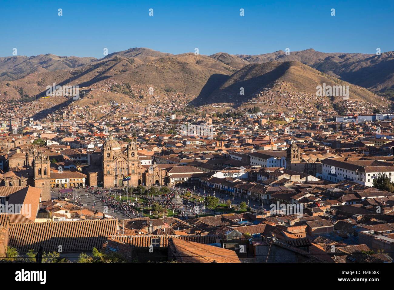 Peru, Cusco Province, Cusco, listed as World Heritage by UNESCO, the ...