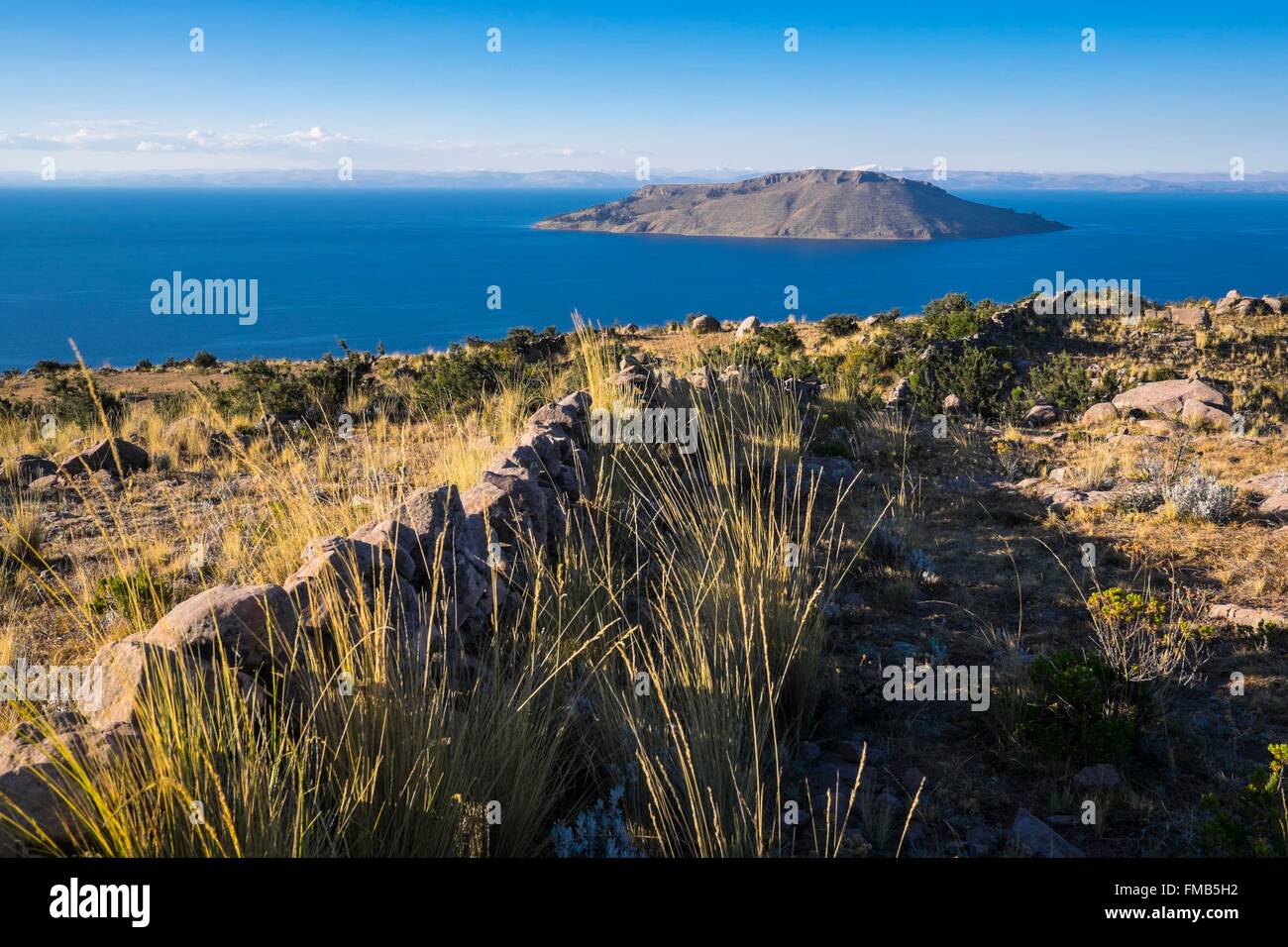 Peru, Puno Province, Titicaca lake, Capachica peninsula, Llachon ...