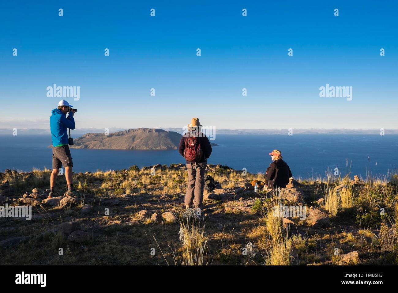 Peru, Puno Province, Titicaca lake, Capachica peninsula, Llachon ...