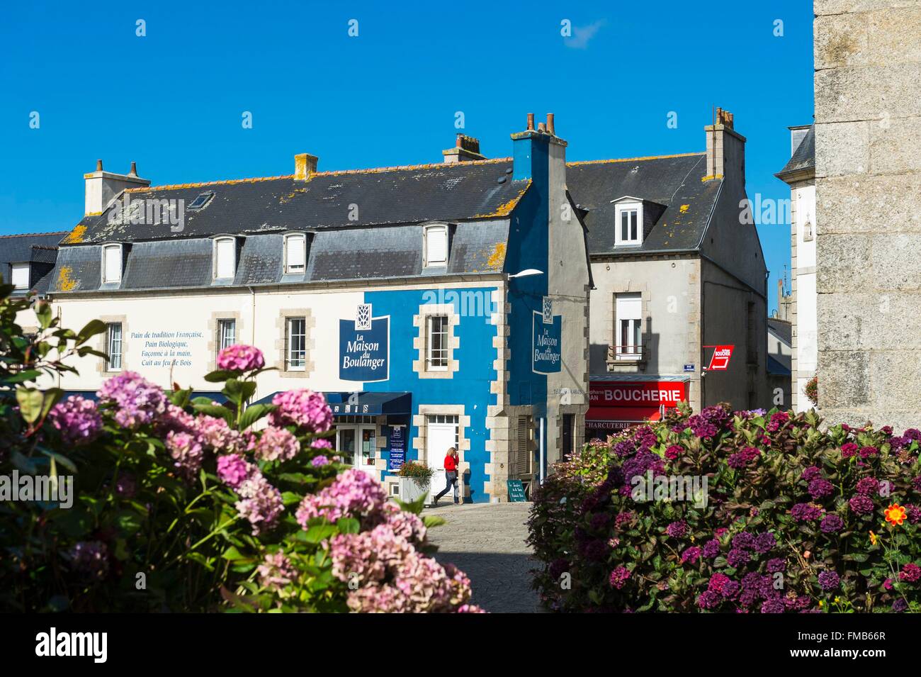 France, Finistere, Pays des Abers, Legends Coast, Lannilis Stock Photo ...