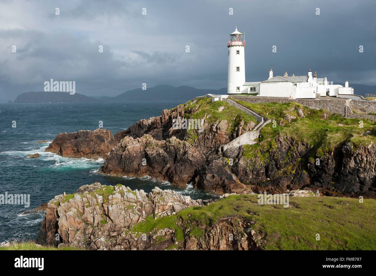 Ireland, County Donegal, Fanad Head Lighthouse Stock Photo - Alamy