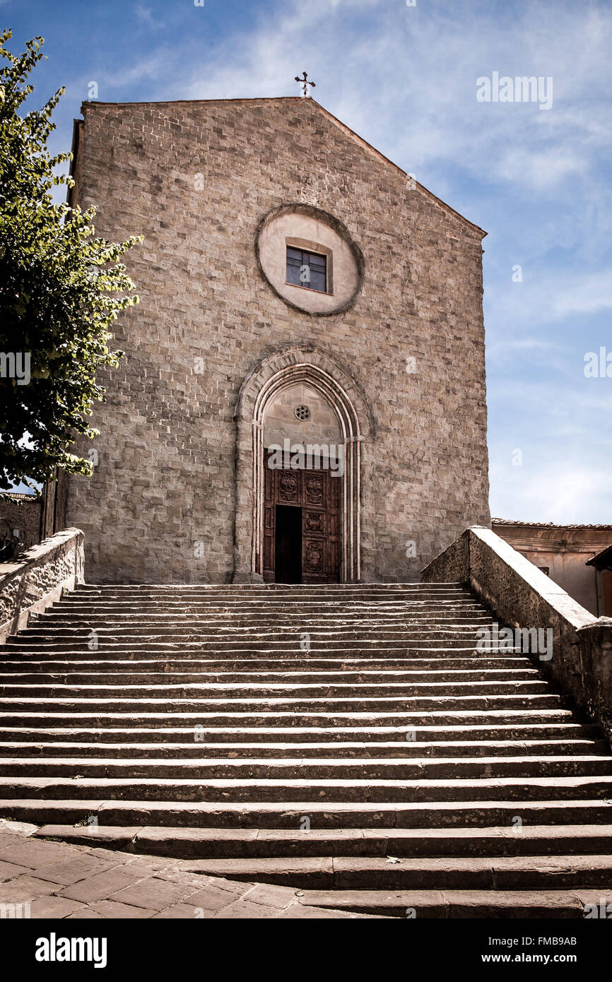 Cortona cathedral in italy hi-res stock photography and images - Alamy