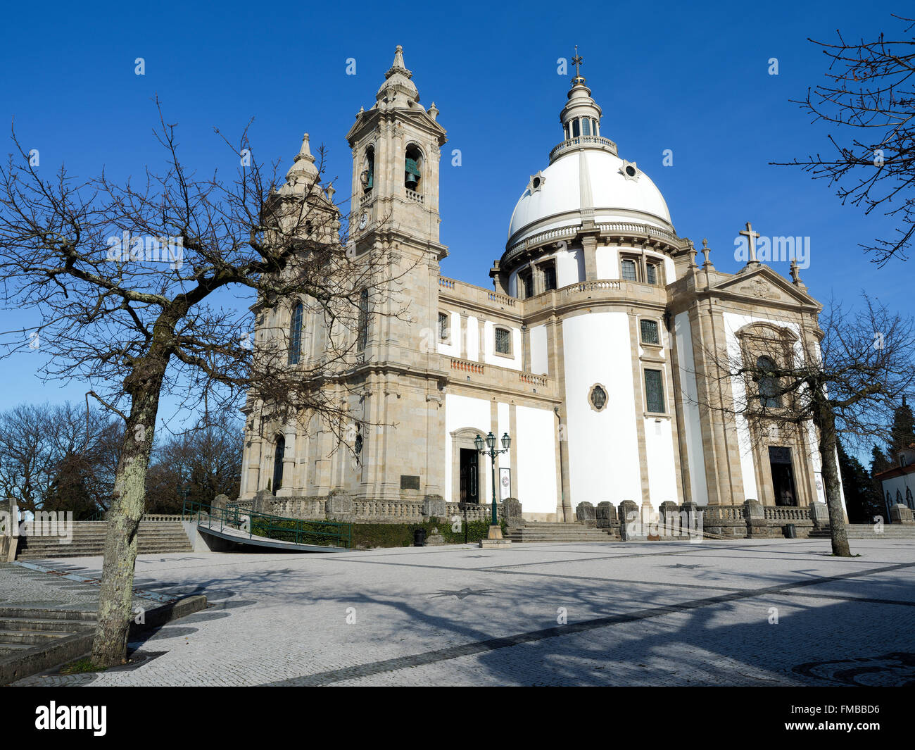 Sanctuary of Sameiro in Braga, north of Portugal Stock Photo - Alamy