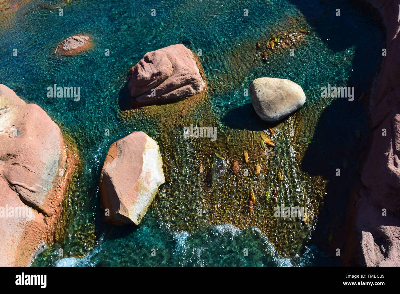 Rocks in Water Stock Photo - Alamy