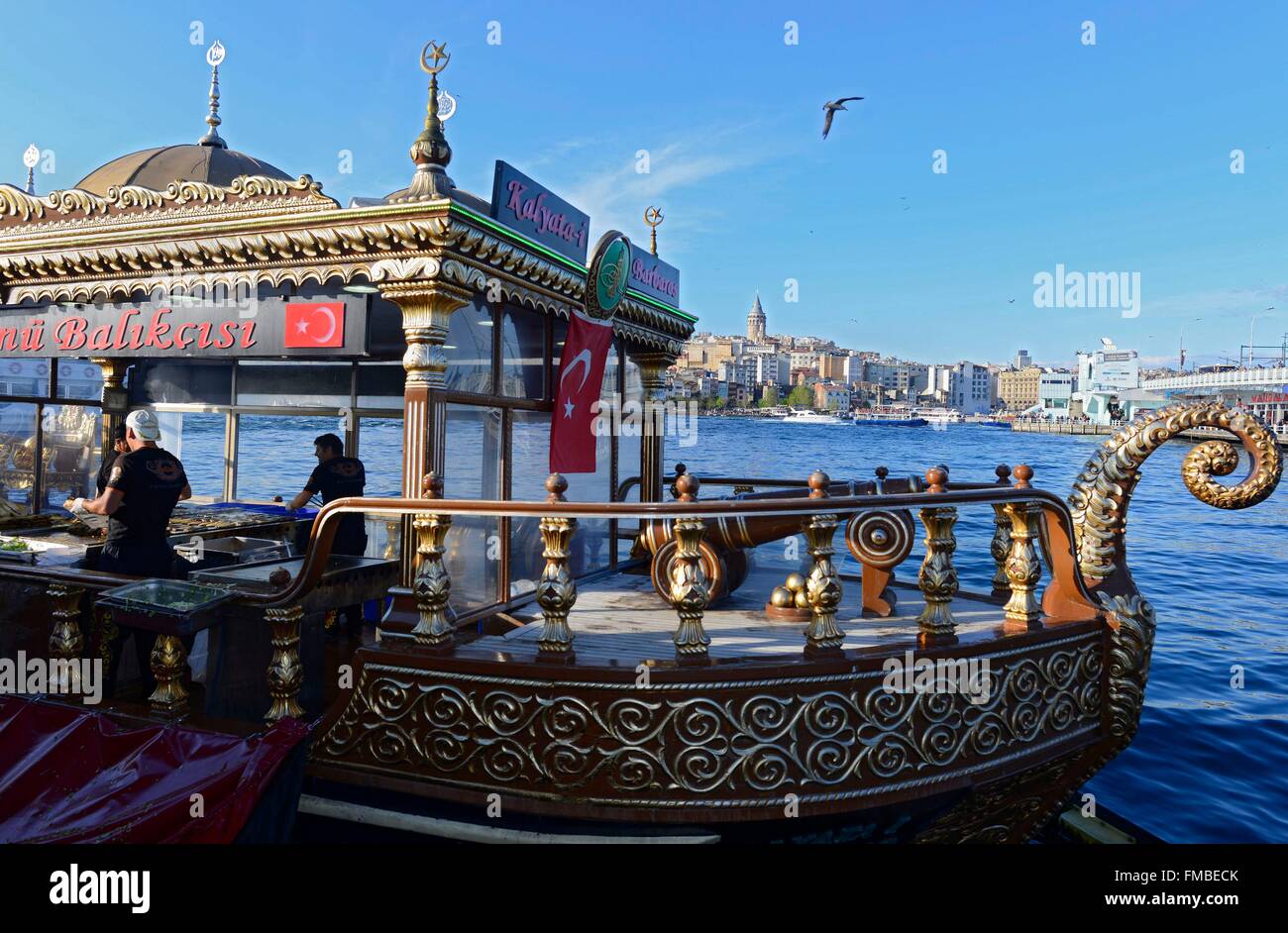 Istanbul bosphorus fish hi-res stock photography and images - Alamy