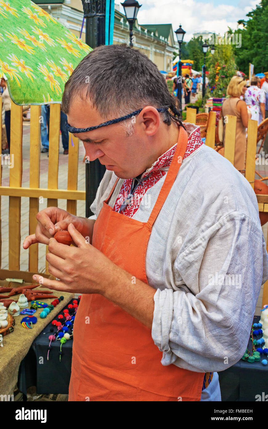 The folk master-man and their works. The fair of folk crafts and arts ...